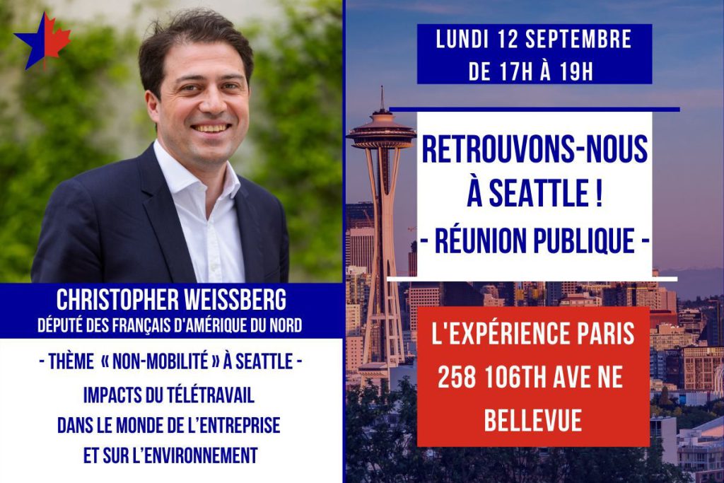 Réunion publique organisée par le député M. Christopher Weissberg à ...