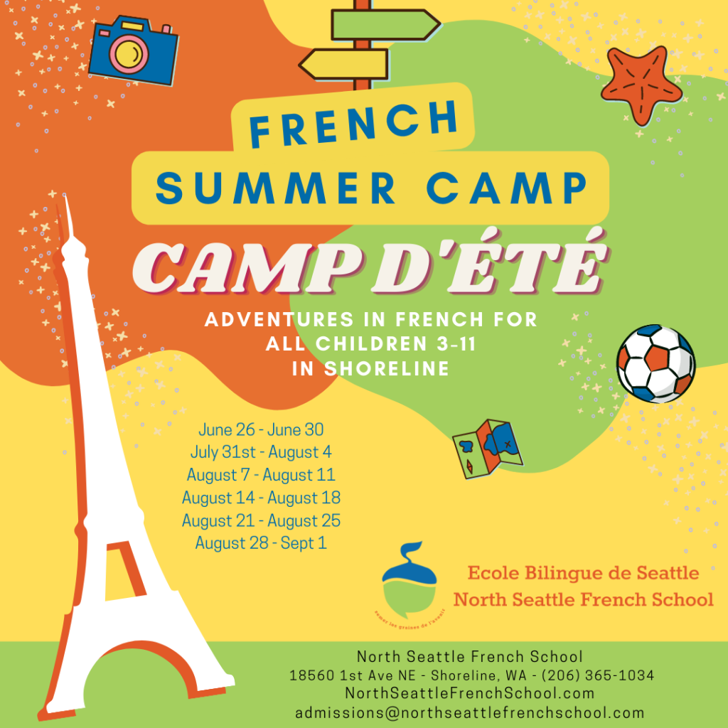 Camp d'été en français à North Seattle French School - UFE Seattle ...