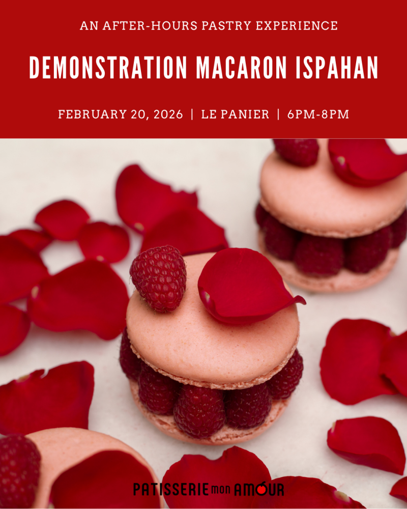 Atelier-dégustation : Macaron Ispahan au Panier le Vendredi 20 février ...